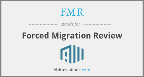 What does FMR stand for?