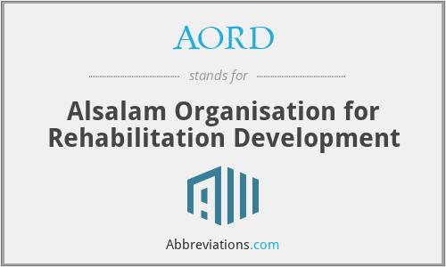 AORD - Alsalam Organisation for Rehabilitation Development