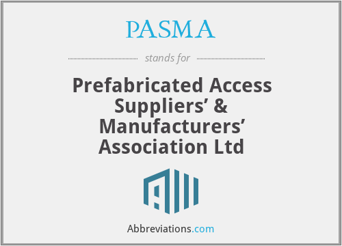 What does PASMA stand for?