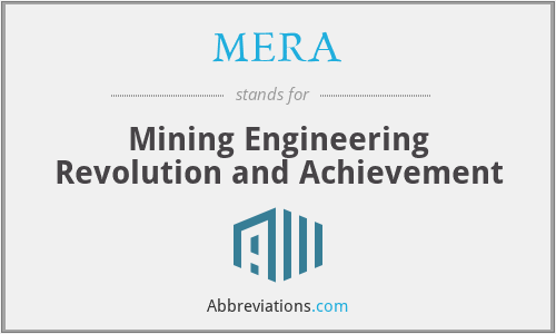 What does MERA stand for?