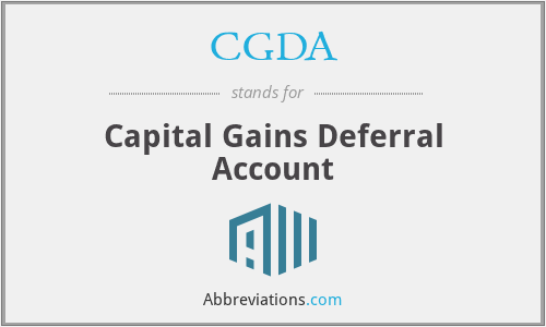 What does CGDA stand for?