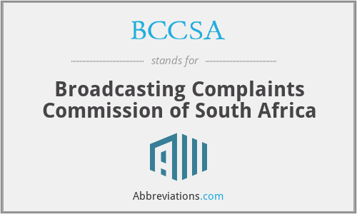 What does BCCSA stand for?