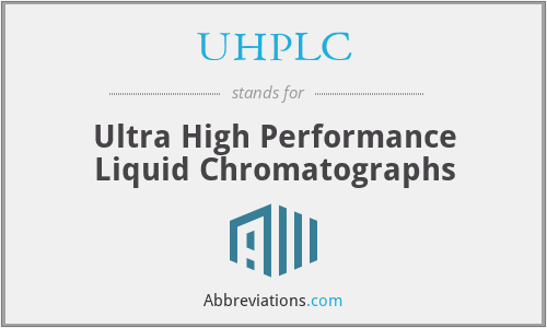 What does UHPLC stand for?