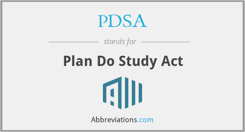 What does PDSA stand for?