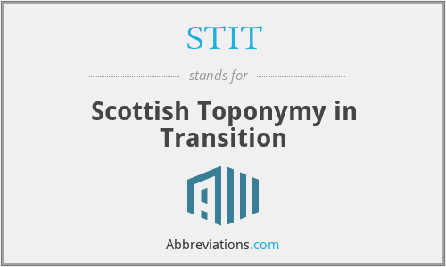 What does STIT stand for?