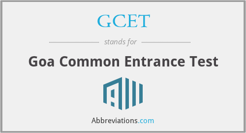 What does GCET stand for?