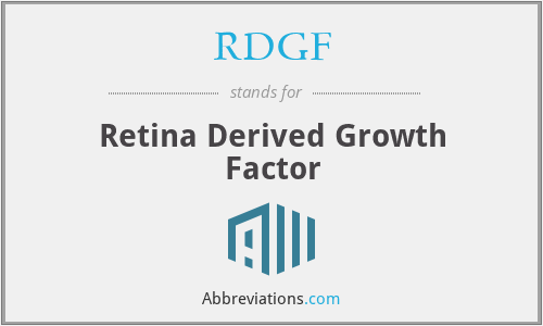 What does RDGF stand for?