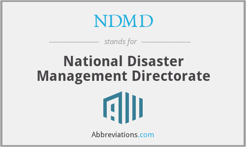What does NDMD stand for?