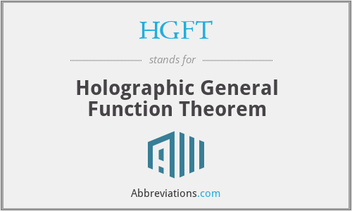What does HGFT stand for?
