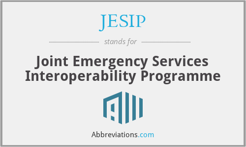 What does JESIP stand for?