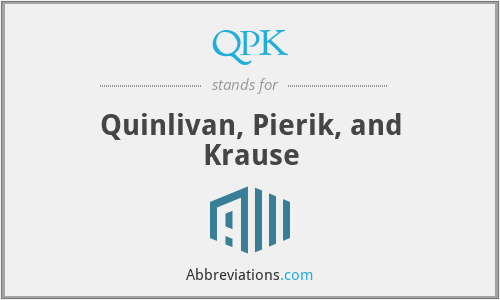 What does QPK stand for?