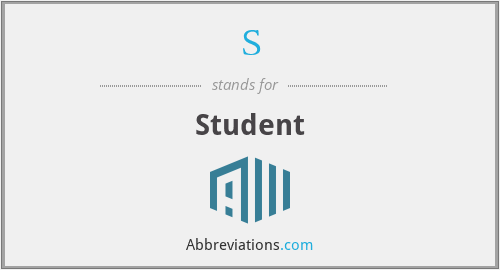 What is the abbreviation for STUDENT?