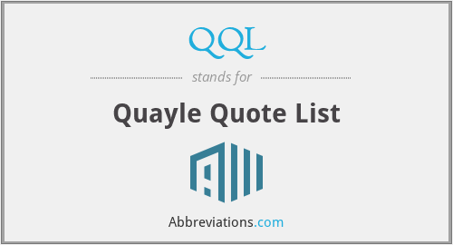 What does QQL stand for?