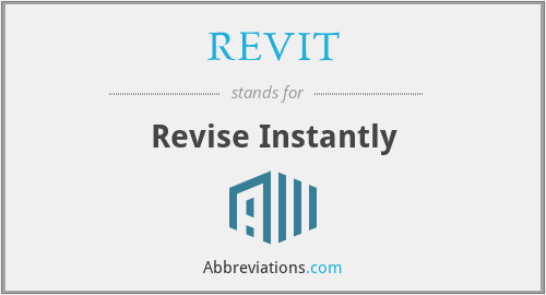 What does REVIT stand for?