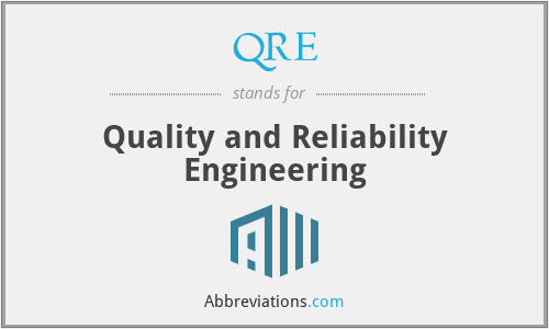 What does QRE stand for?