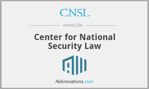 What does CNSL stand for?