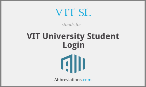 What does VIT SL stand for?