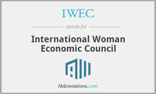 What does IWEC stand for?