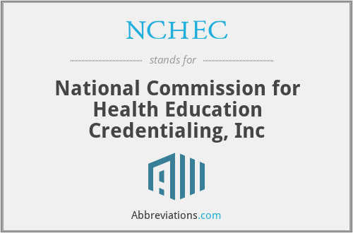 What does NCHEC stand for?