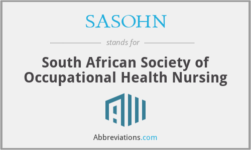 What does SASOHN stand for?