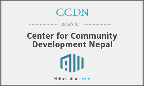 What does CCDN stand for?