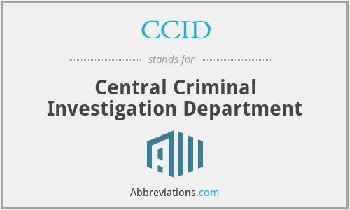 What does CCID stand for?