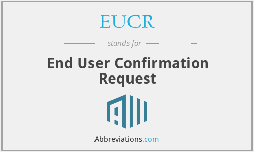 What does EUCR stand for?