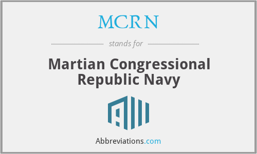 What does MCRN stand for?