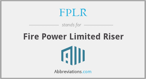 What does FPLR stand for?