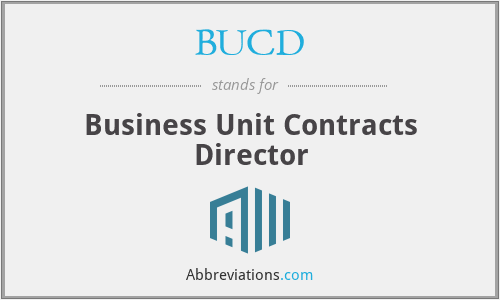 What does BUCD stand for?