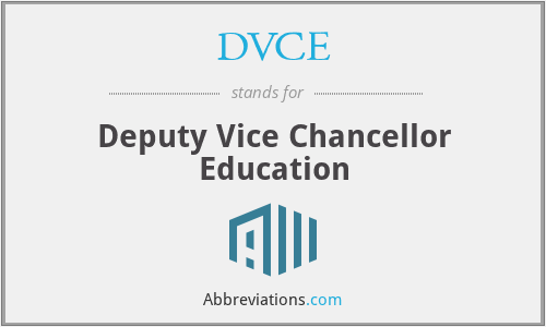What does DVCE stand for?