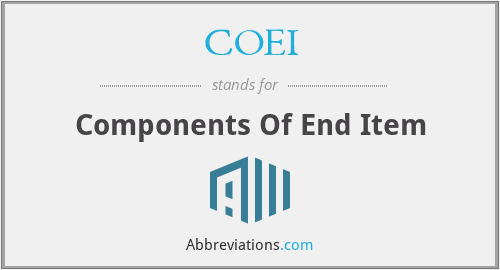 What does COEI stand for?