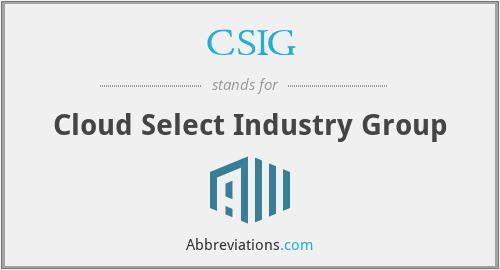 What does CSIG stand for?