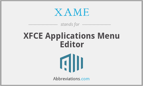What does XAME stand for?