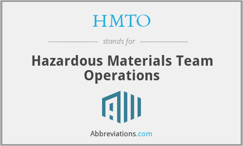 What does HMTO stand for?
