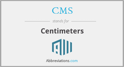 What is the abbreviation for centimeters?