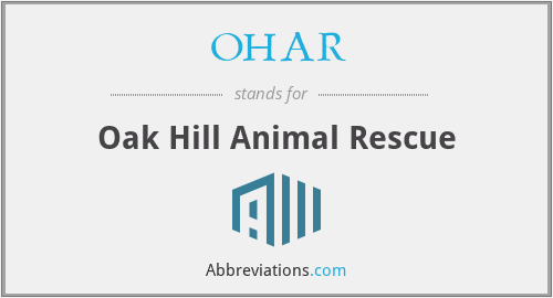 What does OHAR stand for?