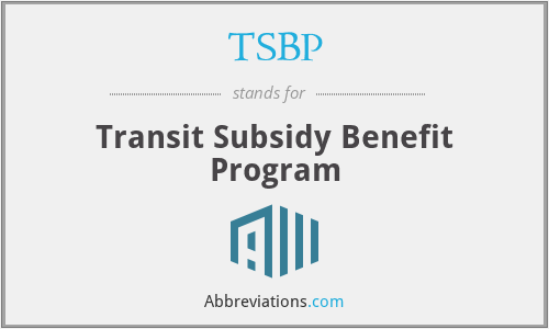 What does TSBP stand for?