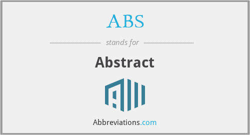 What does ABS stand for?