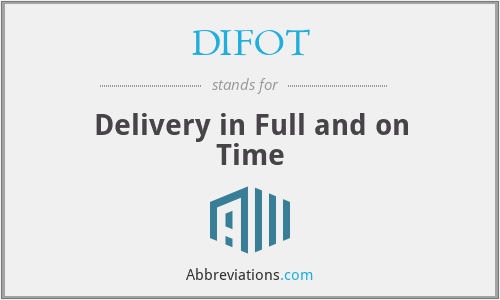 What does DIFOT stand for?