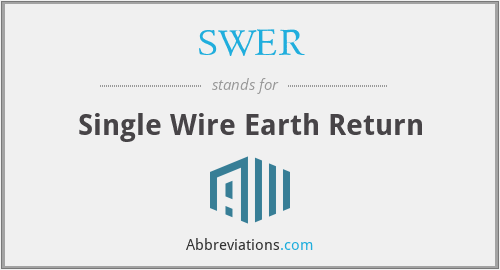 What does SWER stand for?