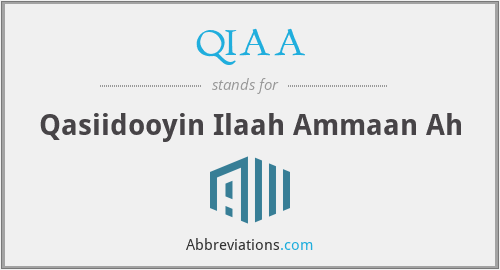 What does QIAA stand for?