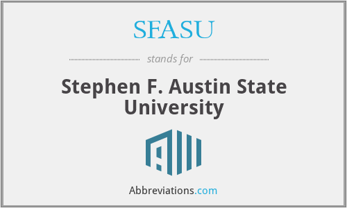 What does SFASU stand for?