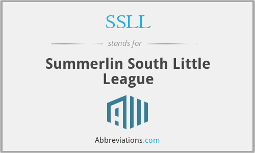 What does SSLL stand for?