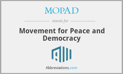 What does MOPAD stand for?