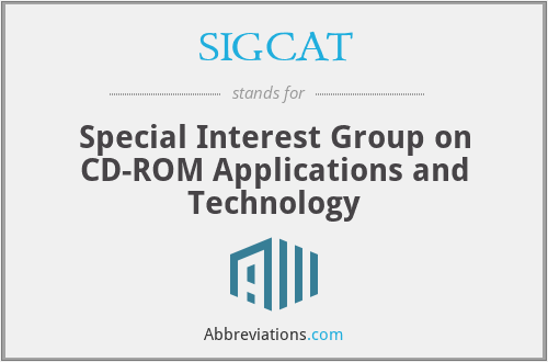 What does SIGCAT stand for?