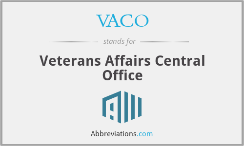 What does VACO stand for?