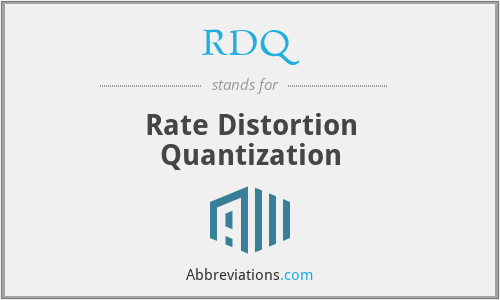 What does RDQ stand for?