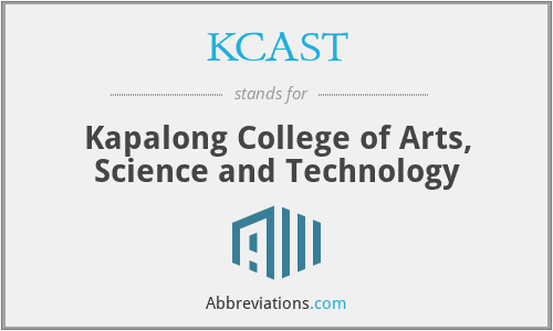 What does KCAST stand for?