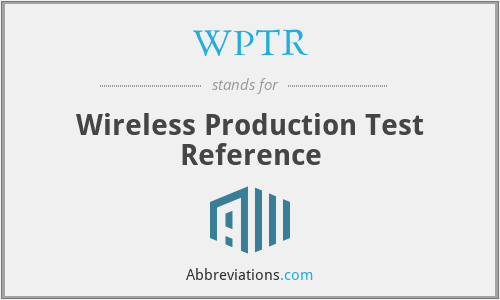What does WPTR stand for?